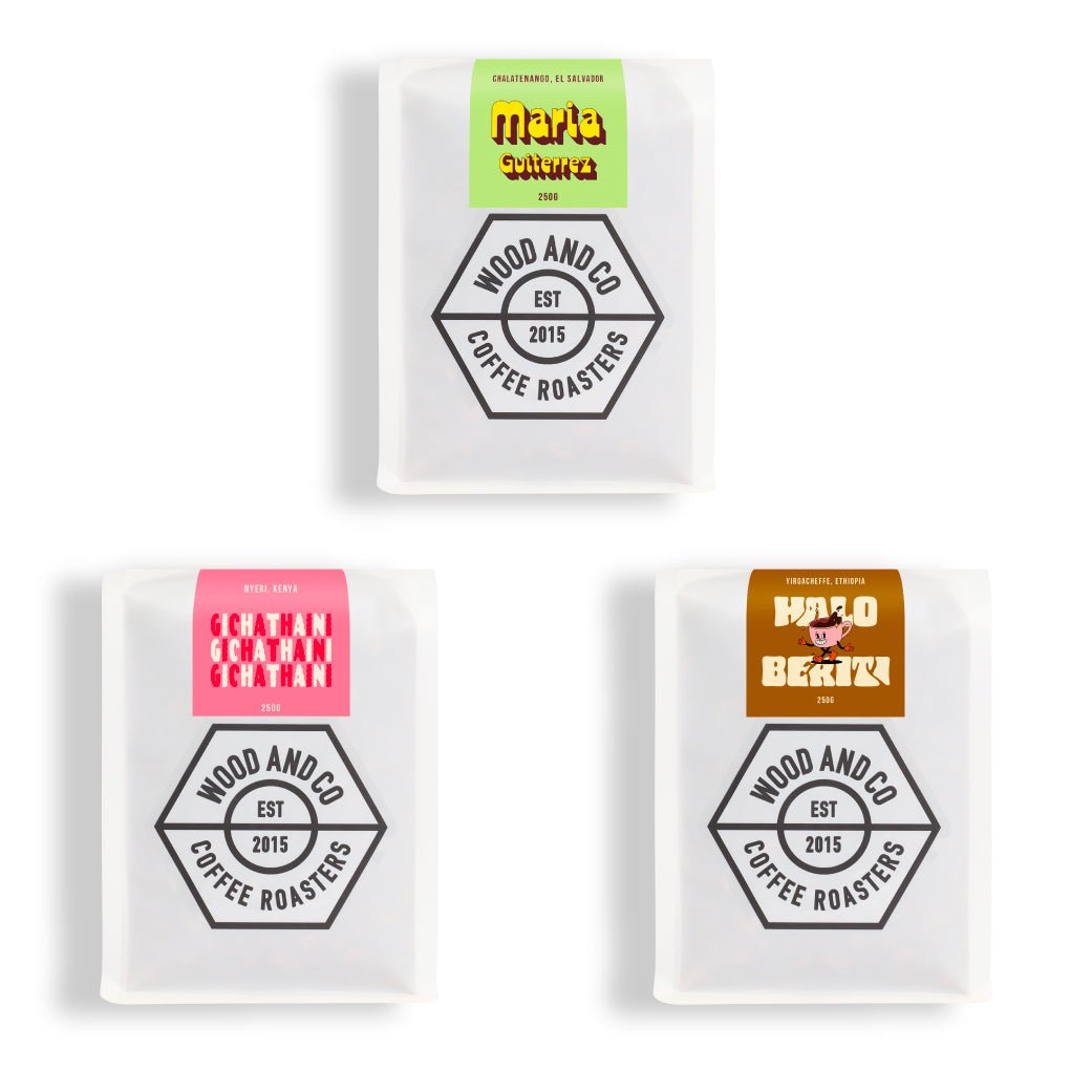 Single Origin Sampler Pack – Wood and Co Coffee