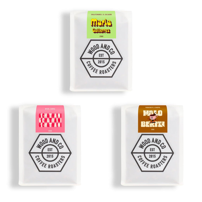 Single Origin Sampler Pack – Wood and Co Coffee